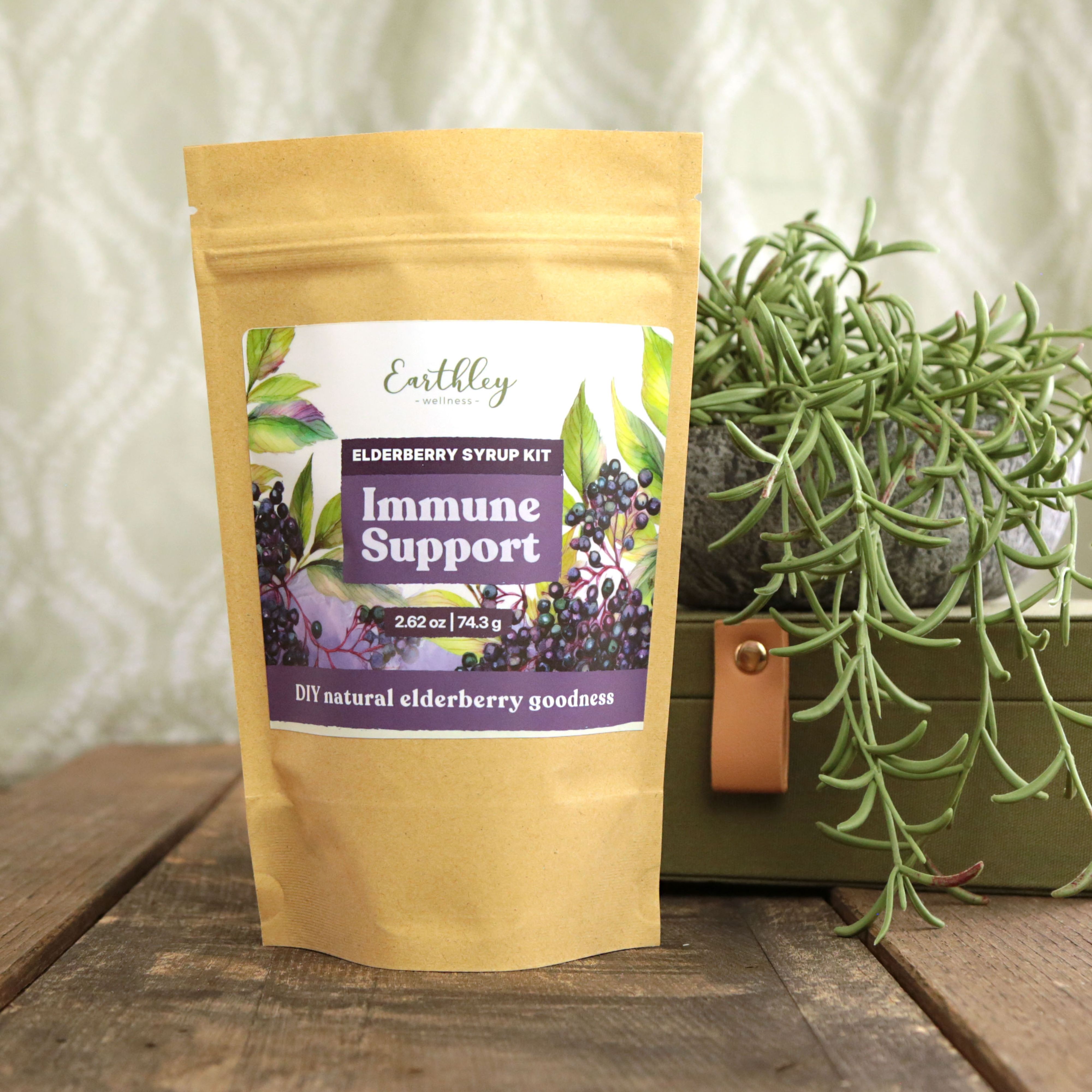 Earthley Elderberry Syrup DIY Kits (COUGH AND COLD) – Goodie Vibes