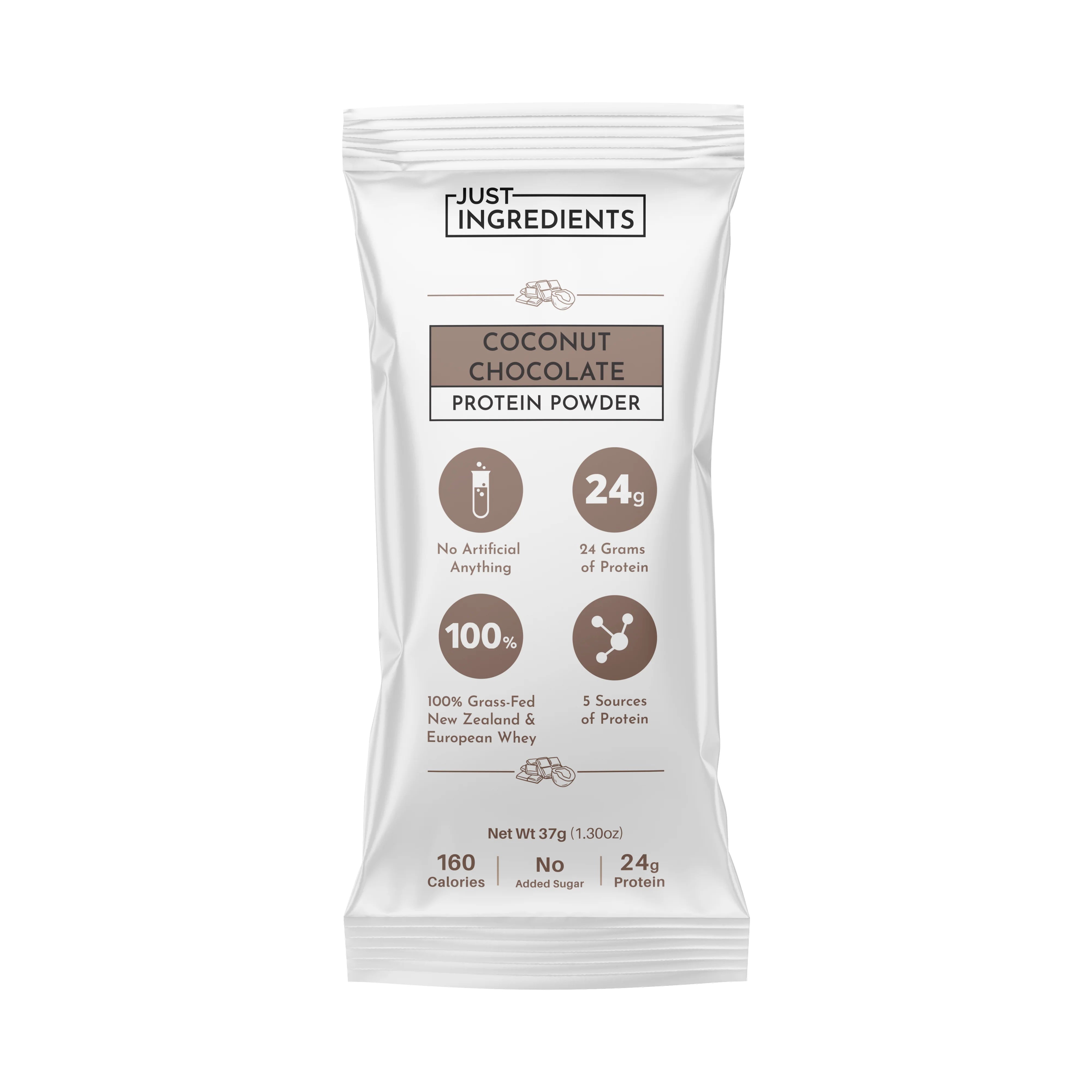 Just Ingredients Coconut Chocolate Protein Powder Stick – Goodie Vibes